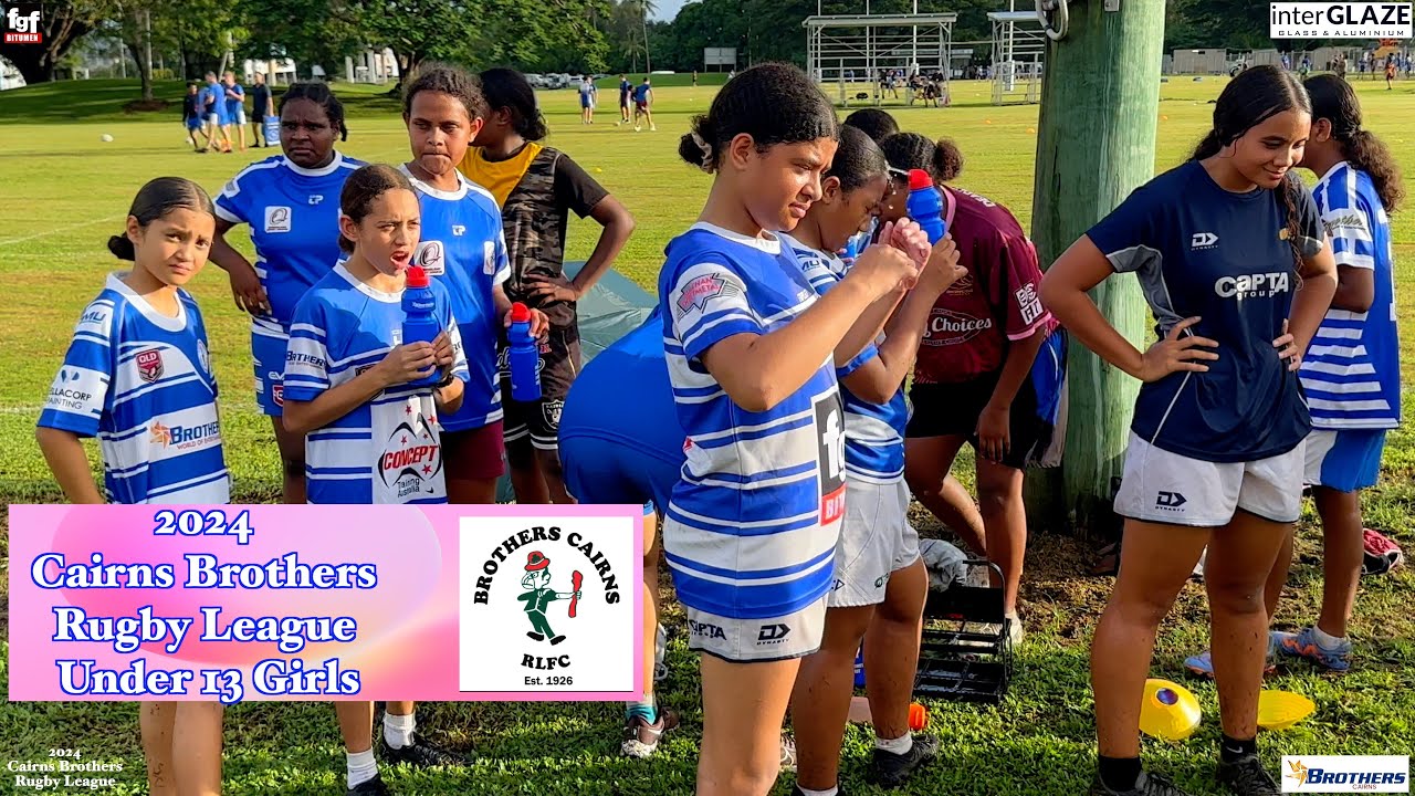 2024 Cairns Brothers Juniors Rugby League ~ Under13 Girls & Boys Training 4K - YouTube
