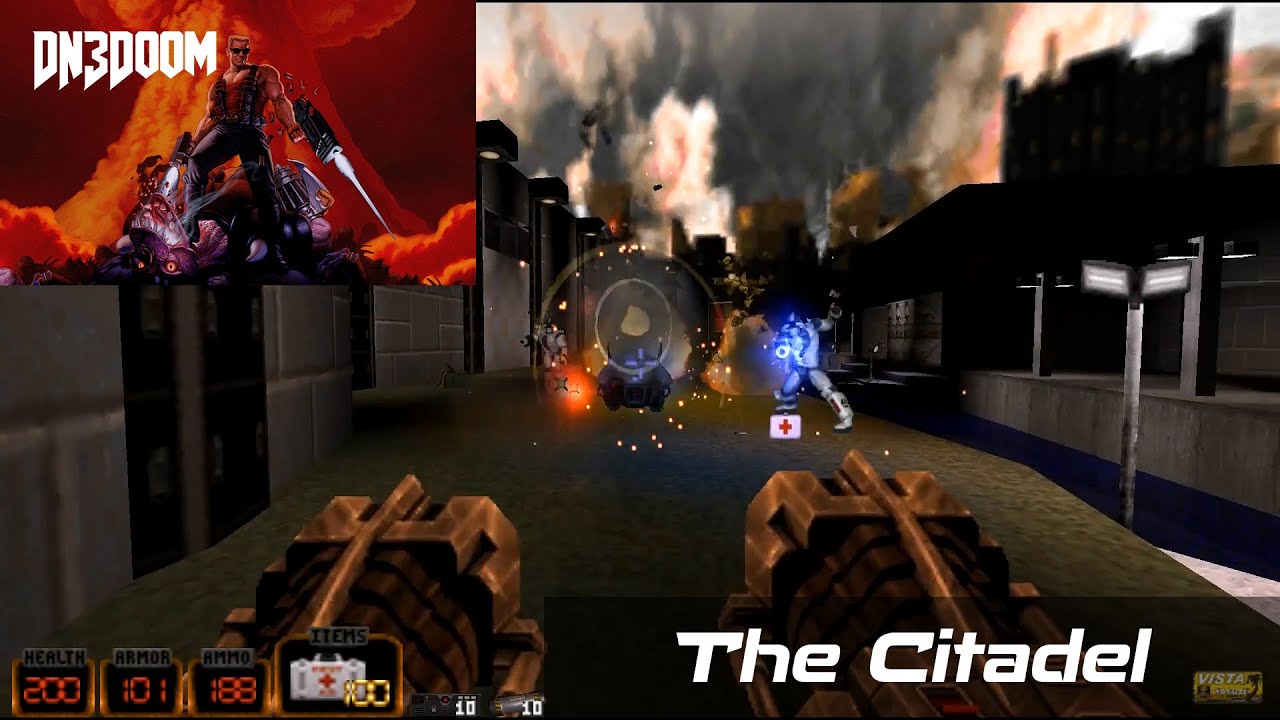 [DN3Doom] HontE Remastered - 19 | The Citadel | Let's Rock (GZDoom ...