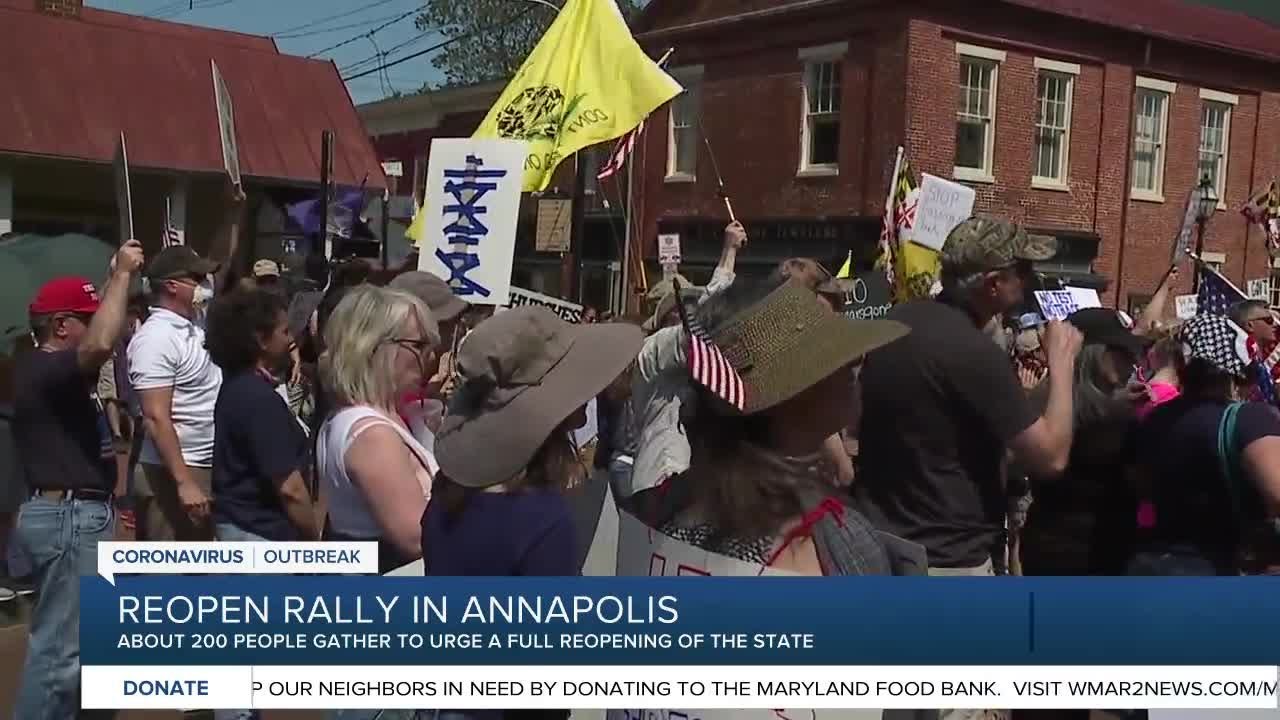 Reopen Maryland rally held in Annapolis - YouTube