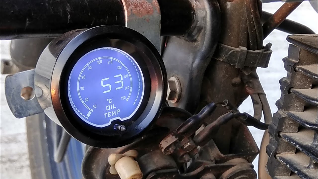 Temperature meter installation - YouTube