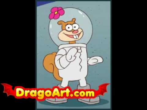 How to draw Sandy, step by step - YouTube