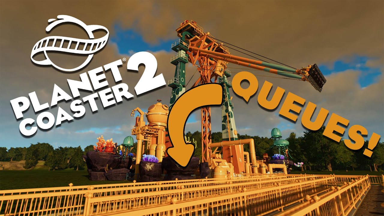 Queue Lines in PLANET COASTER 2 | Making Cattle Pens and MORE! - YouTube
