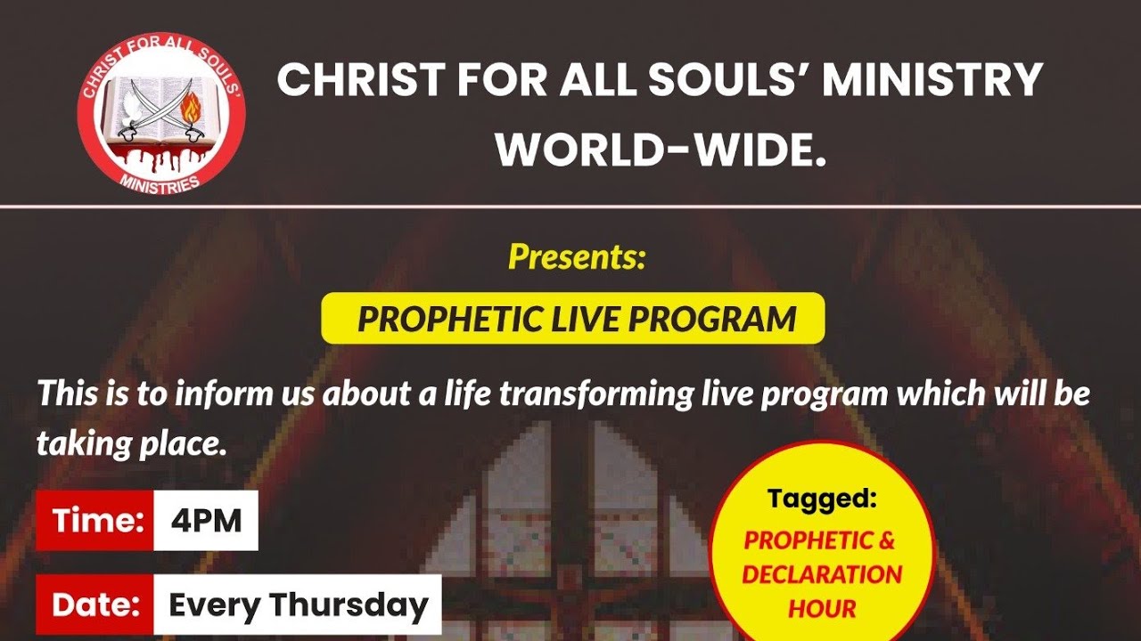 PROPHETIC, SOLUTION AND DECLARATION HOUR. - YouTube