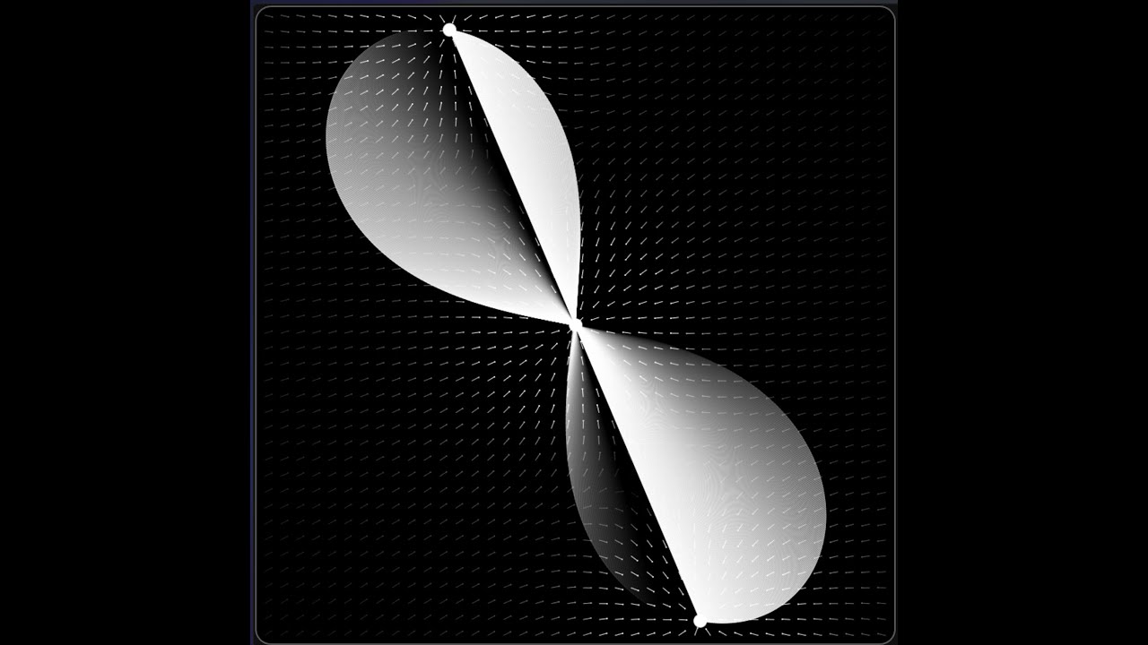 figure-8: gravitationally stable 3-body orbit - YouTube