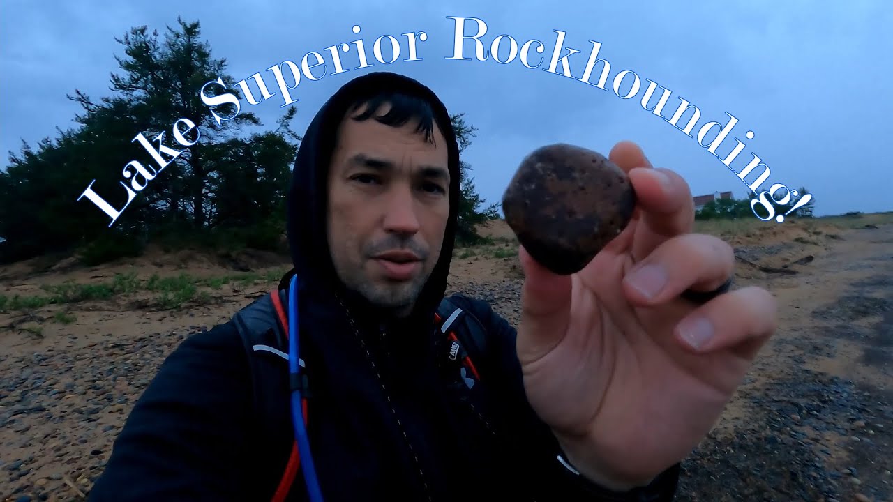 Lake Superior Whitefish Point Rockhounding - YouTube