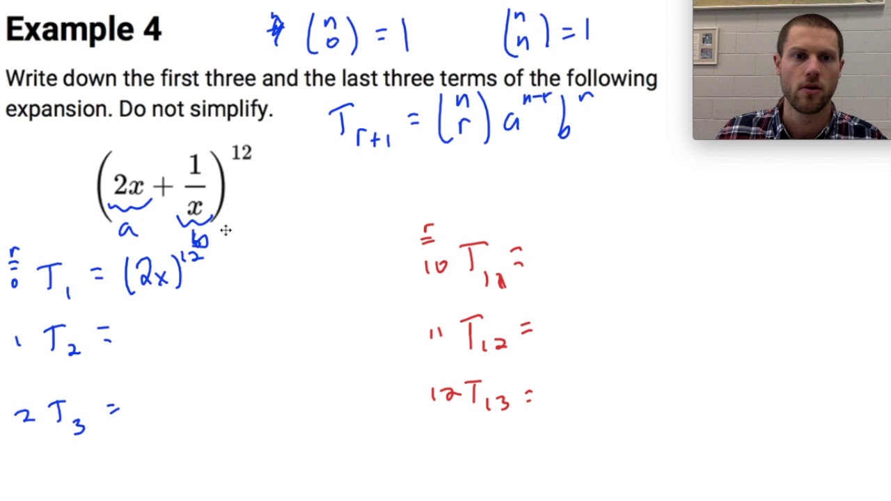 Using the Binomial Theorem for Binomial Expansion - YouTube