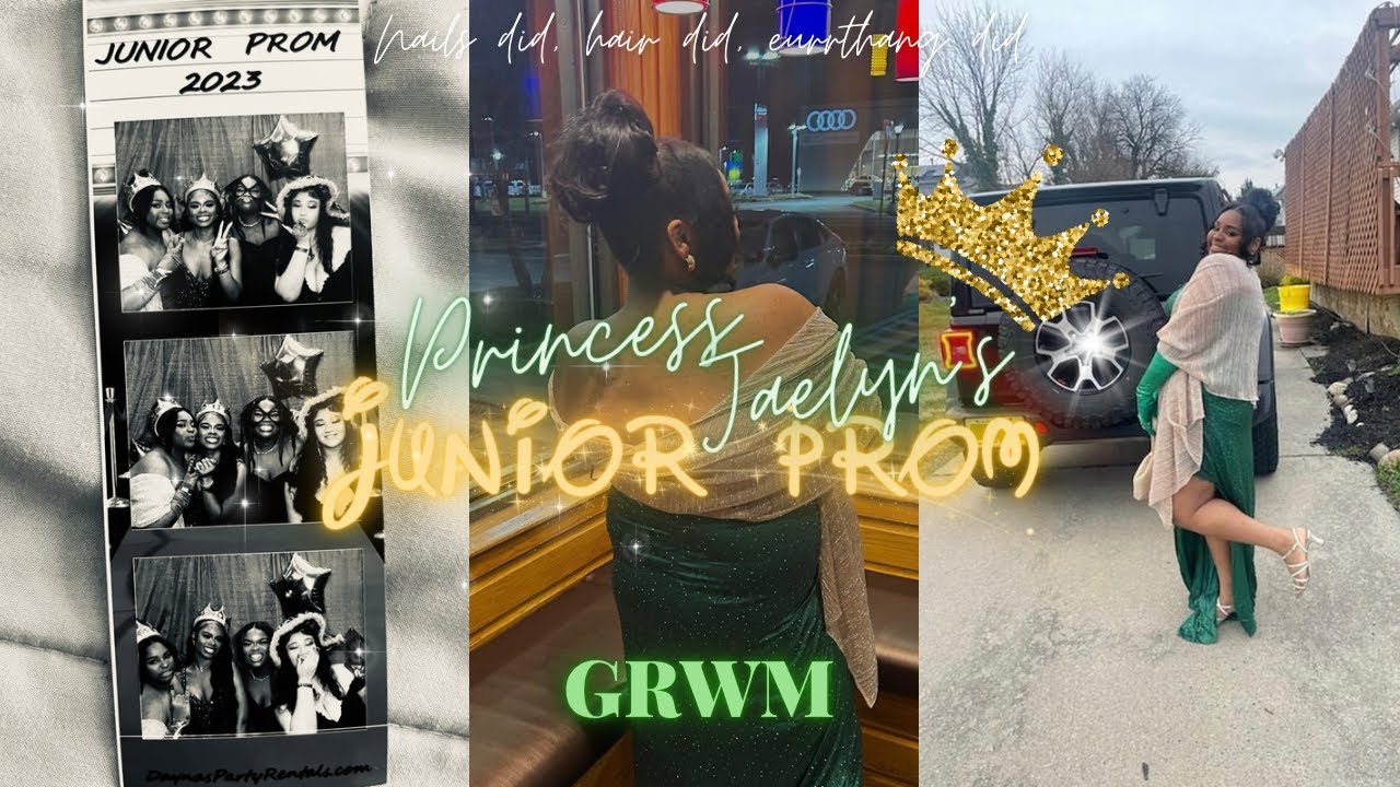 2023 PROM GRWM + princess jae style ||| Makeup, Hair, Nails, etc ...