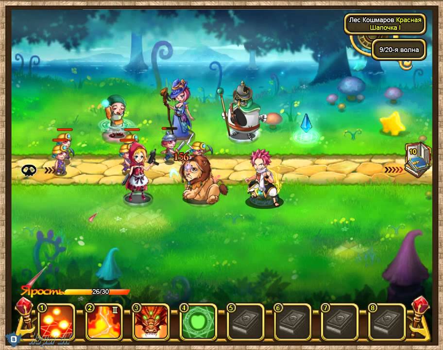 Online games vk Tower Defense the level of Little Red Riding Hood - YouTube