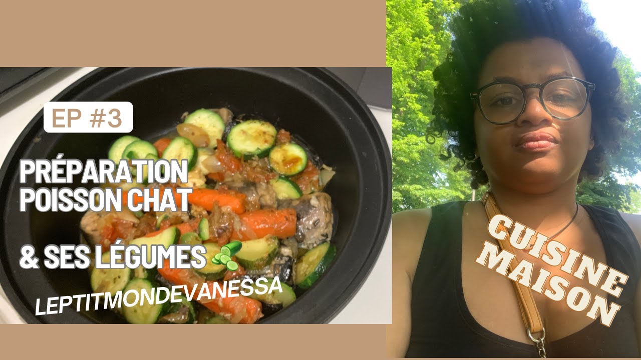 RECETTE DE POISSON CHAT ET SES LEGUMES !! 🐟 - YouTube