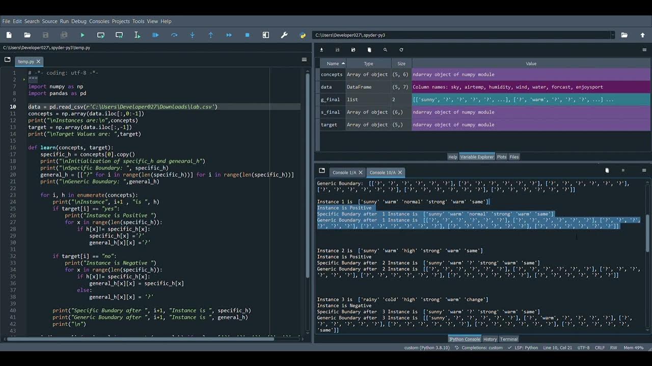 Candidate Elimination Algorithm - YouTube