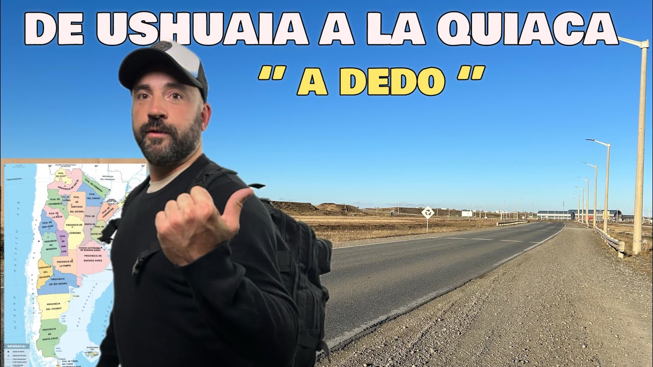 De Ushuaia a la Quiaca a dedo , empieza la aventura Día 1 - YouTube