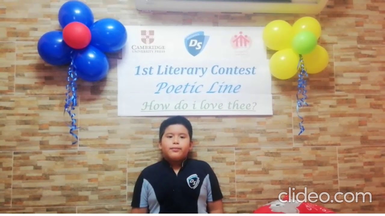 Manuel Viteri Meza Tercero Basica Concurso Literario - YouTube