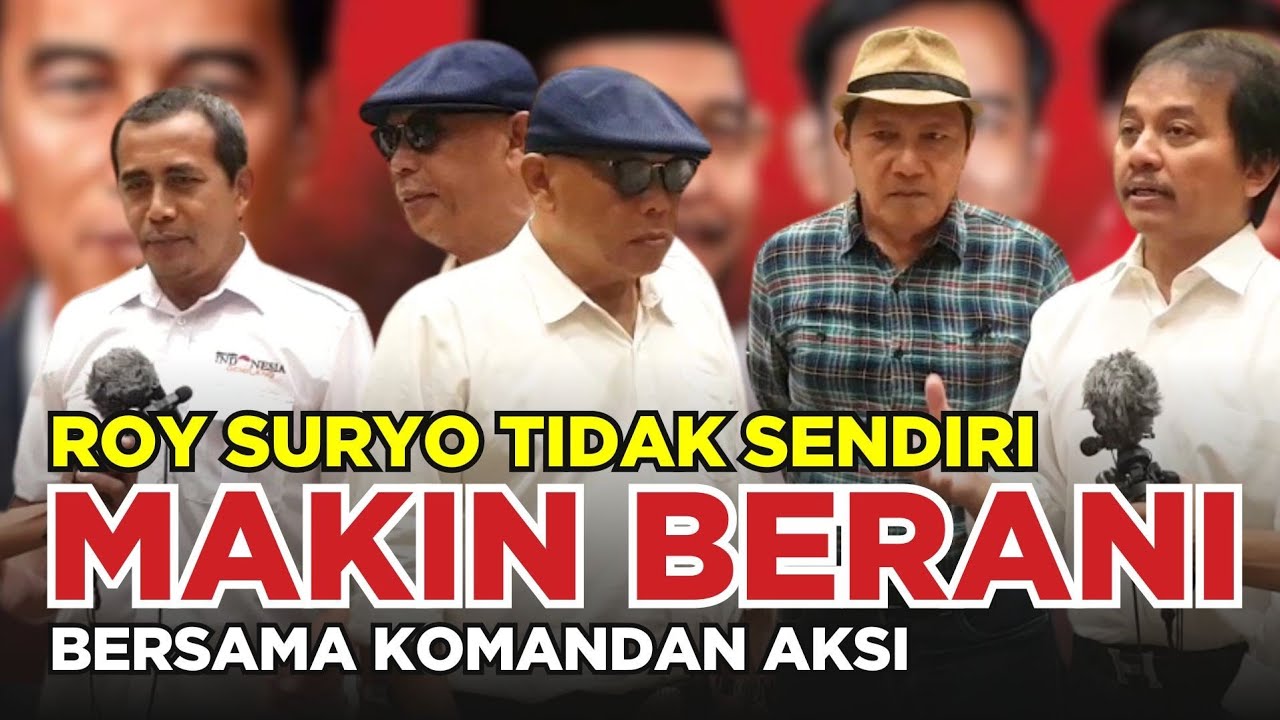 🔴 Roy Suryo Makin Berani ️Egi Sudjana, Legisan Samtasir Komandan Aksi ...