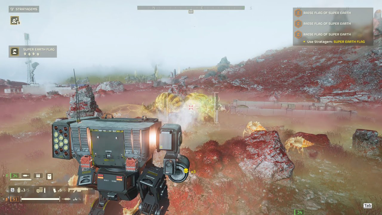 Battle with Terminids - Super Helldive Difficulty - 4K Quality ...