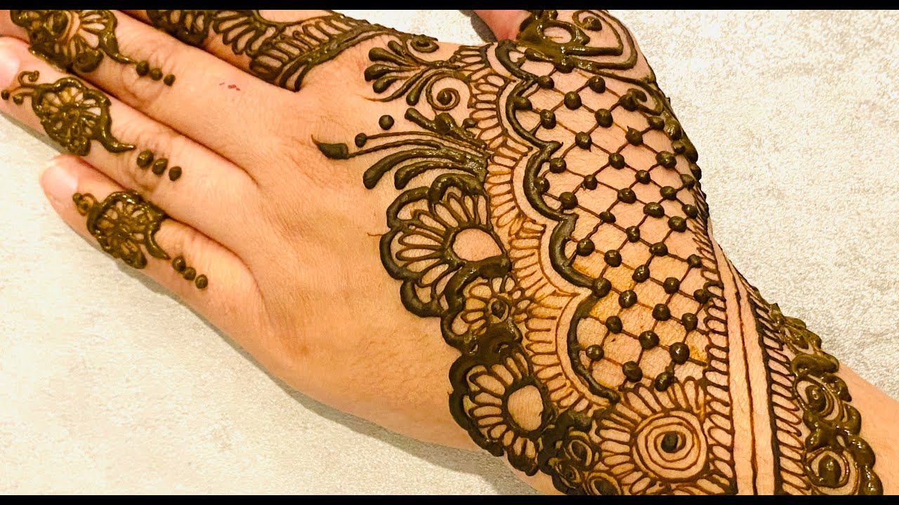 HOW TO DO A DETAILED HENNA MEHNDI DESIGN | create artistic content for ...