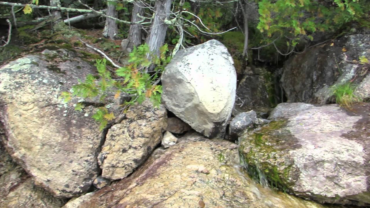 Quetico Lake. Small Waterfall. - YouTube