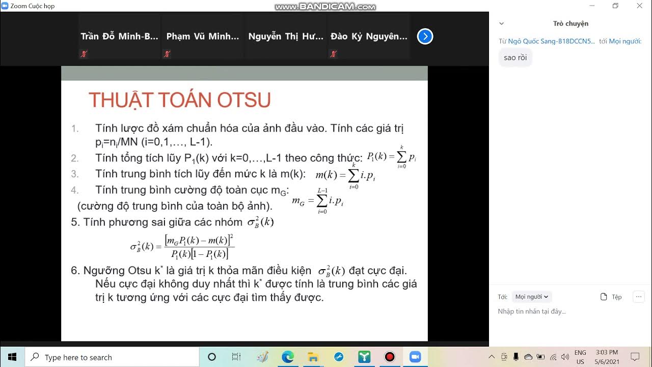 Chương 5: Thuật toán Otsu (2) - YouTube