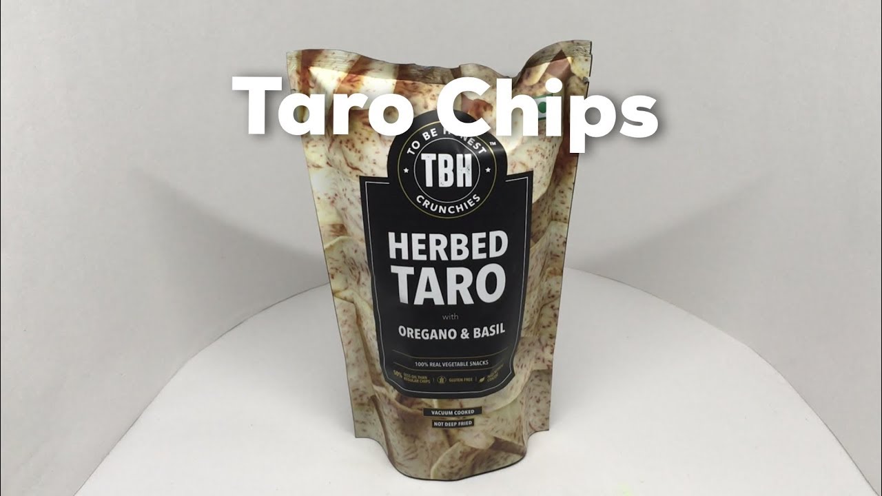 TBH Herbed Taro Chips with Oregano & Basil - YouTube