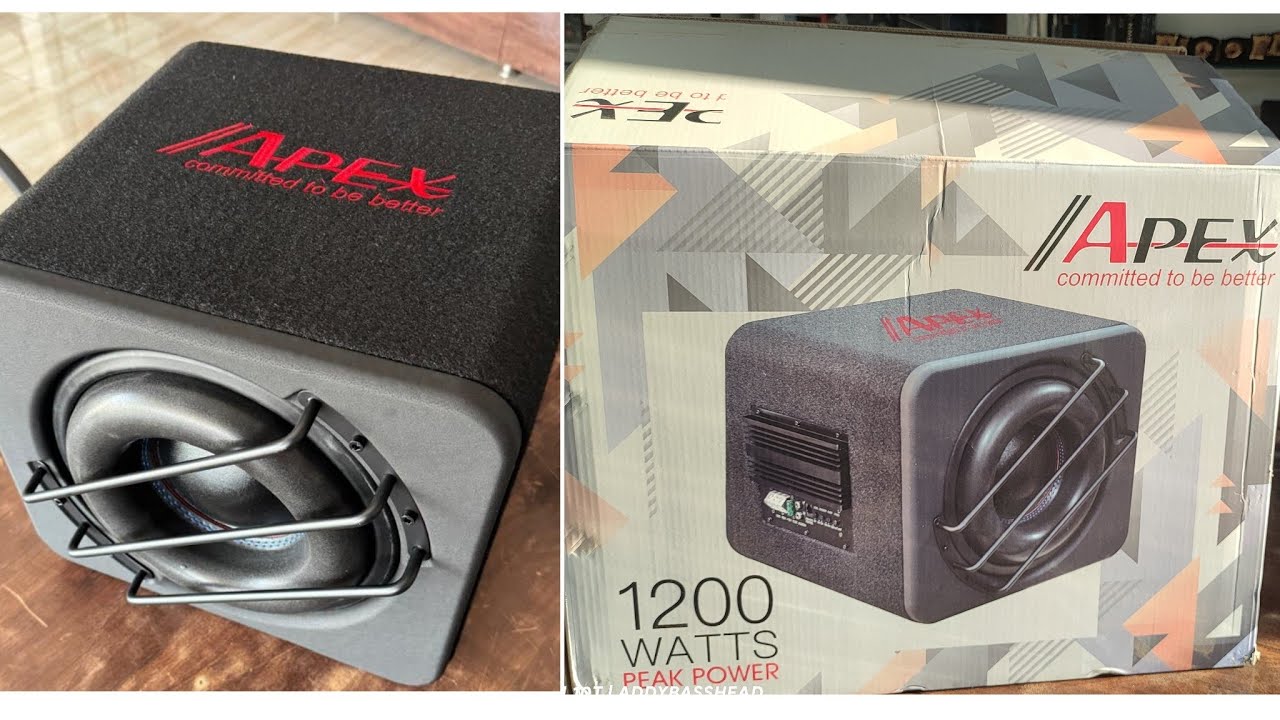 Apex 10 inch, fat cone Active Subwoofer// best in class complete ...