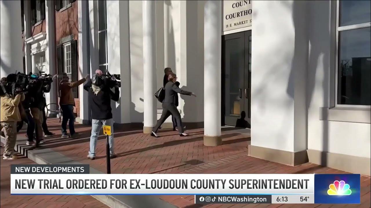 New trial ordered for ex-Loudoun County superintendent | NBC4 Washington - YouTube
