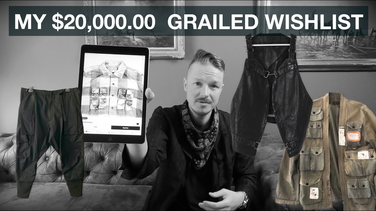 My Grailed Wishlist Greg Lauren CCP RICK Acronym BBS YouTube My Grailed Wishlist Greg Lauren CCP RICK Acronym BBS YouTube