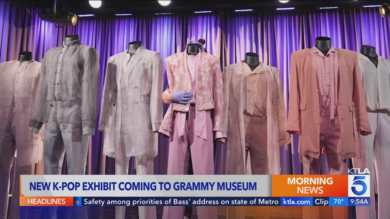 Grammy Museum to open its first K-pop exhibit - YouTube