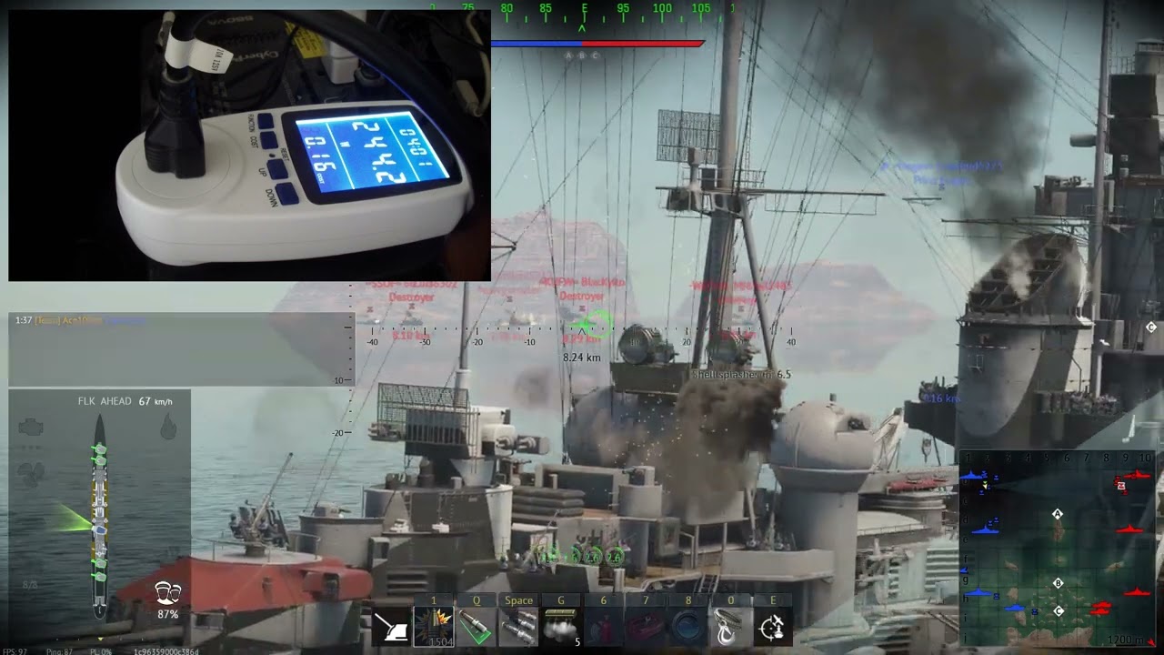 Desktop Power Consumption Test with a Watt Meter - YouTube