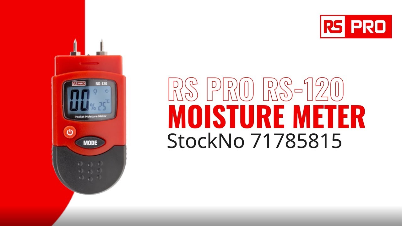 RS PRO 1469080 - RS-120 Moisture Meter (71785815) - YouTube
