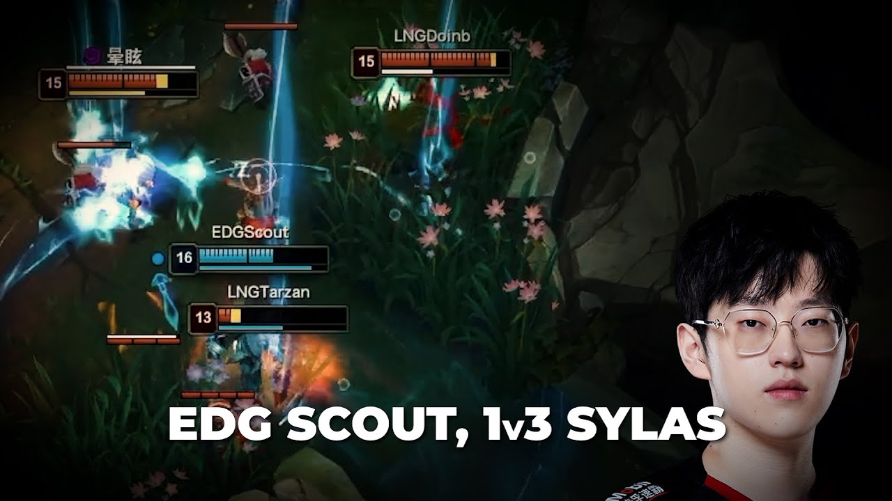 Scout Sylas Epic 1v3 | EDG Scout - YouTube