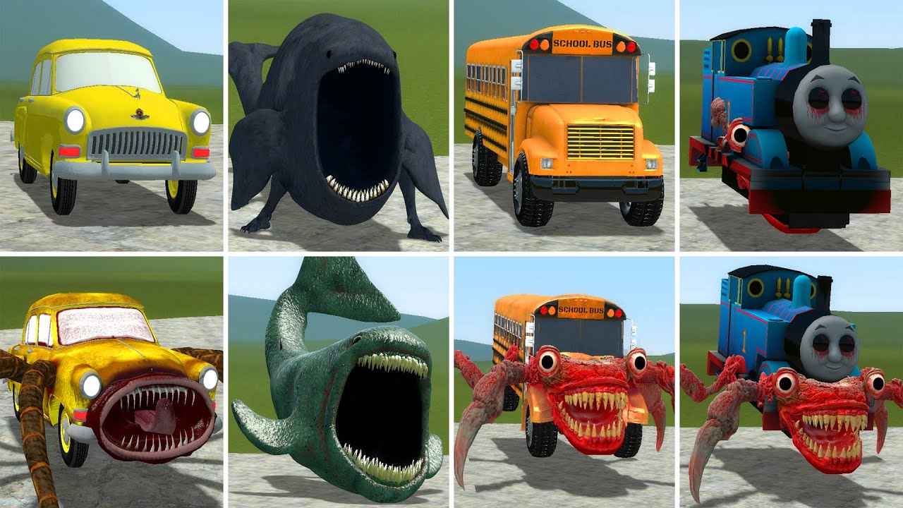 OLD AND NEW UPDATE: CAR EATER, THE BLOOP, SCHOOL BUS EATER, TRAIN EATER ...