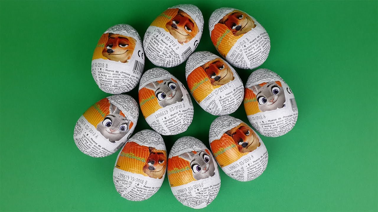 10 Zootopia Surprise Eggs Opening - Nick Wilde and Judy Hopps Surprise ...