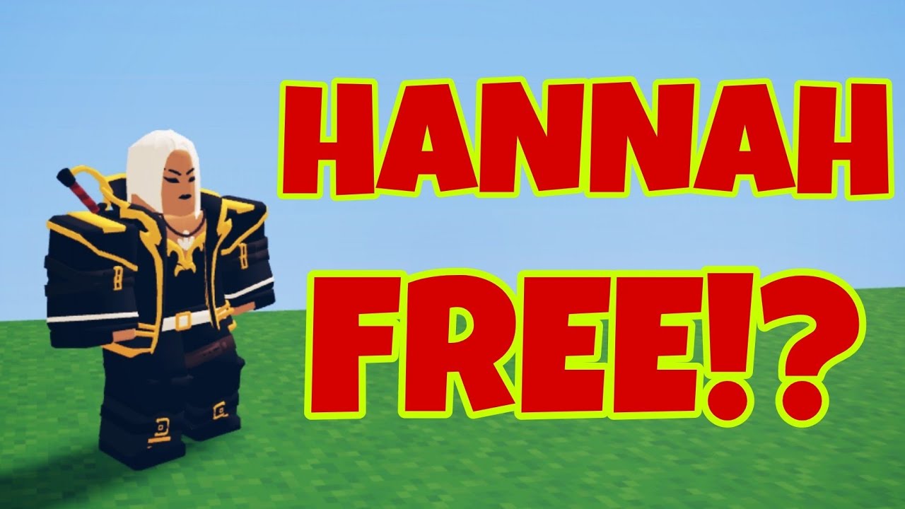 😱Hannah Is FREE Now, uh oh. (Roblox Bedwars)😲 - YouTube
