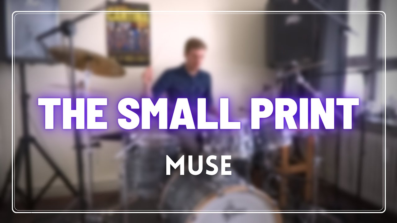 The Small Print - Muse (drum cover) - YouTube