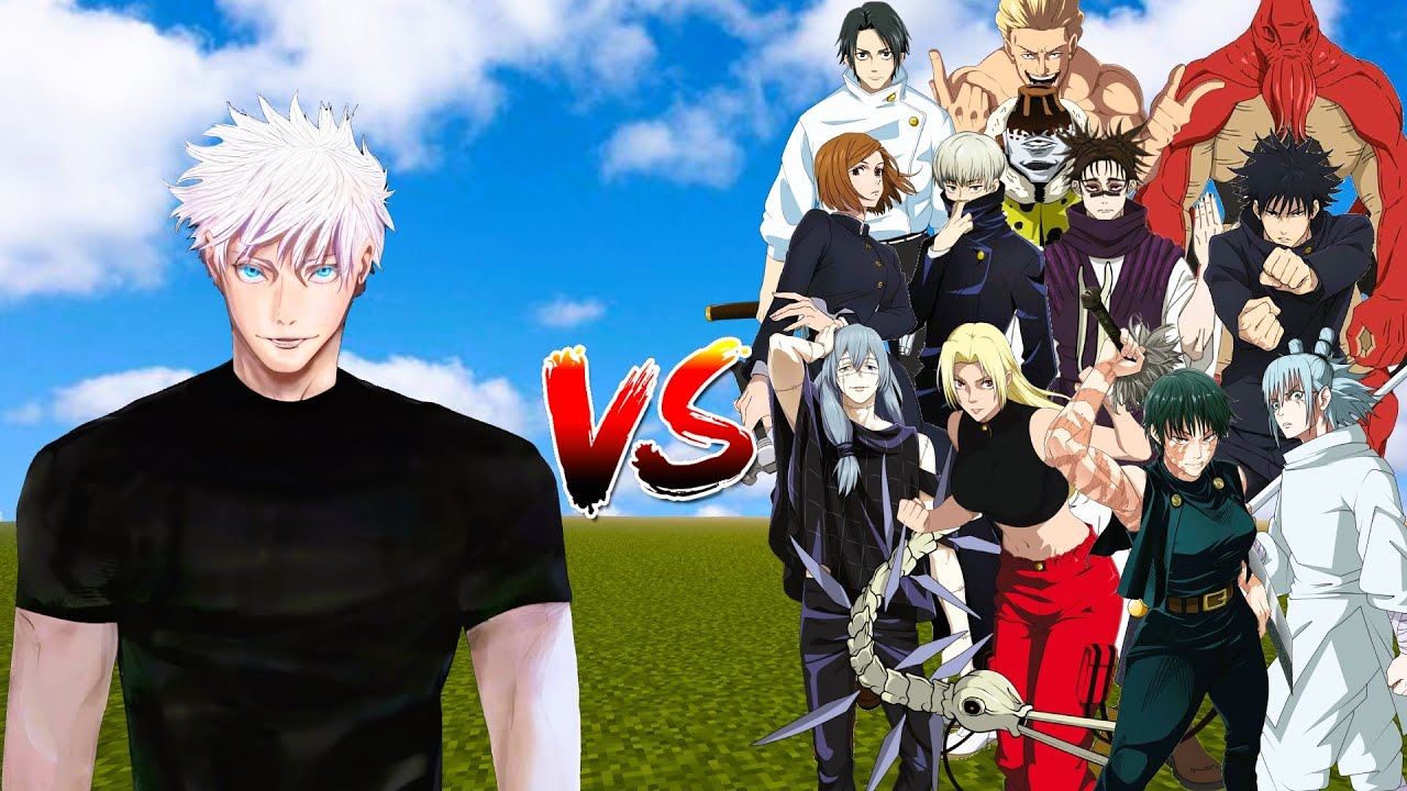 Gojo Satoru (No Infinity)! Vs All Jujutsu Kaisen Verse - YouTube