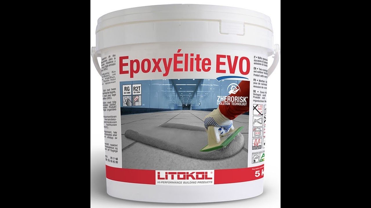 Litokol EpoxyÉlite EVO Epoxy Grout - YouTube