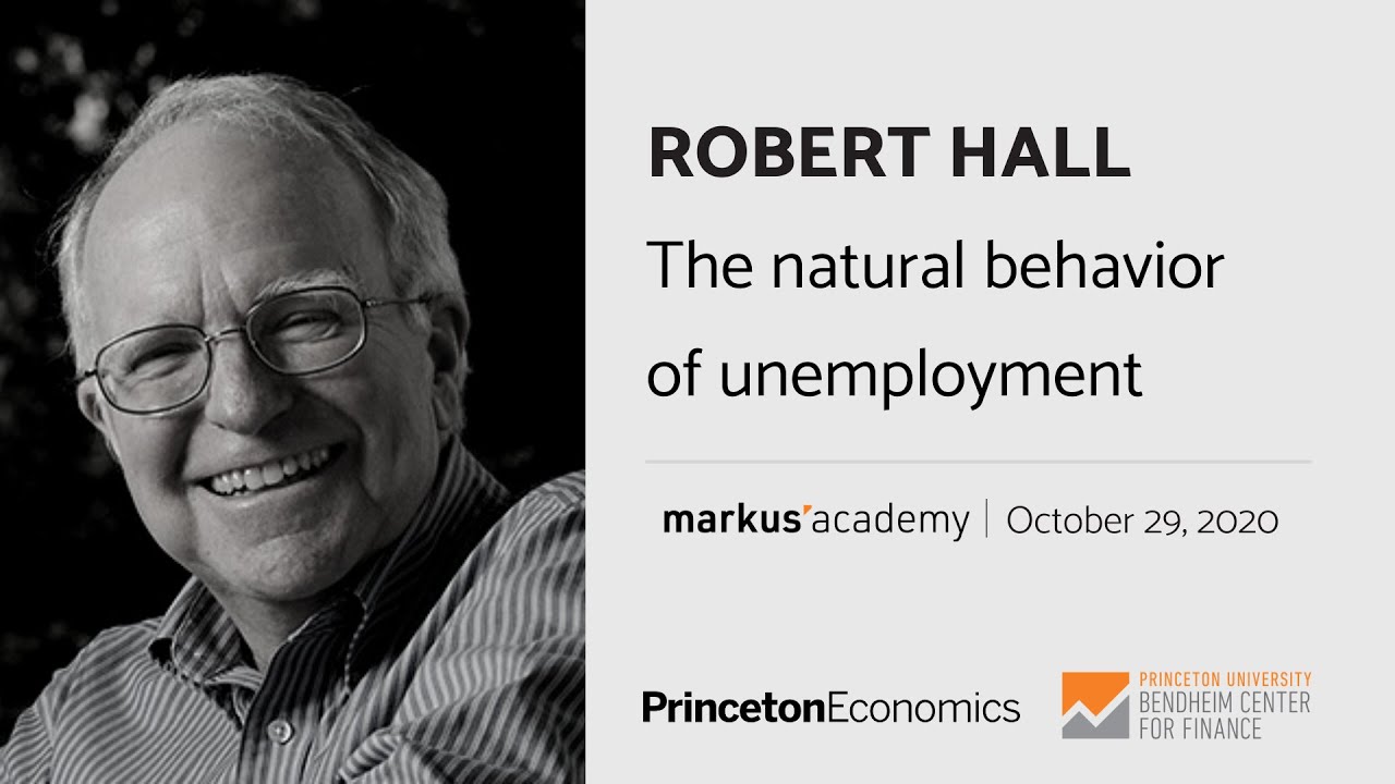Robert Hall on the natural behavior of unemployment - YouTube