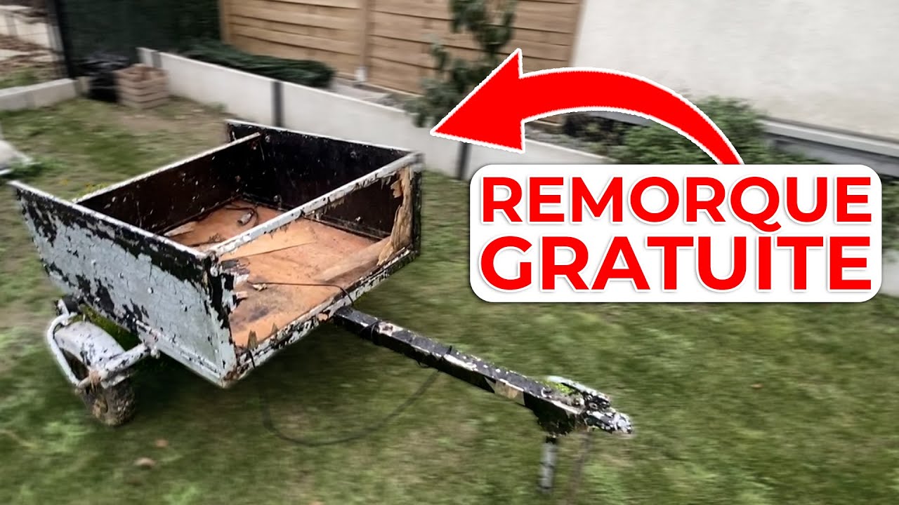 Rénovation remorque pliante erka 1960 - YouTube