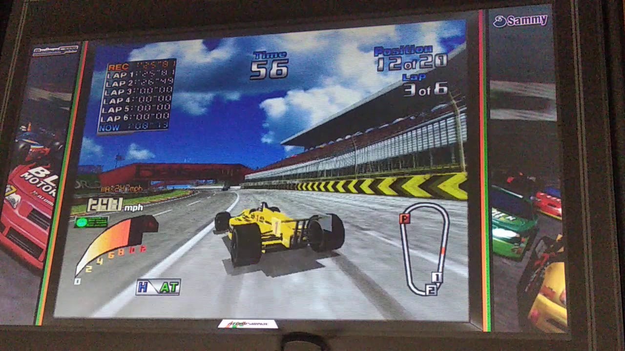 Máximum speed Sammy (modo open wheel de la placa atomiswave) - YouTube