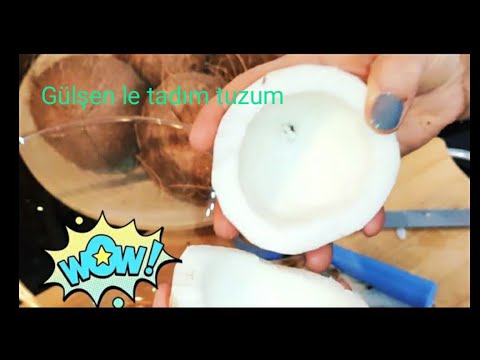 HİNDİSTAN CEVİZİ  NASIL KIRILIR?  HİNDİSTAN CEVİZİ YAĞI NASIL YAPILIR? 🥥 How to crack coconut easily