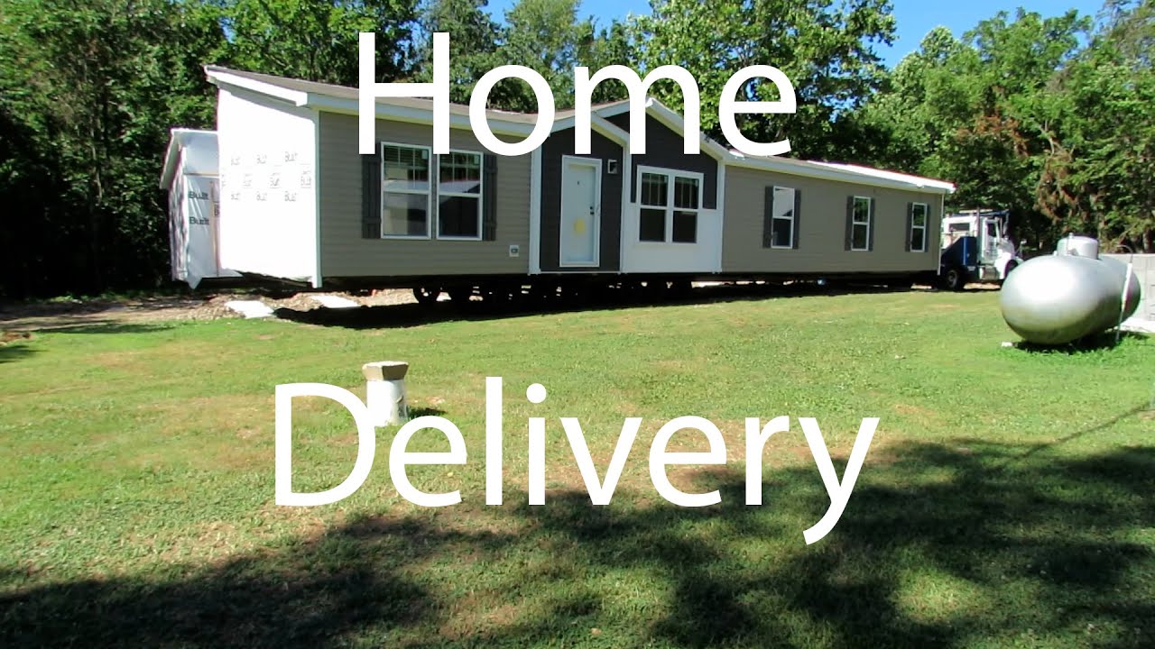 Special Delivery! My home was finally delivered! - YouTube