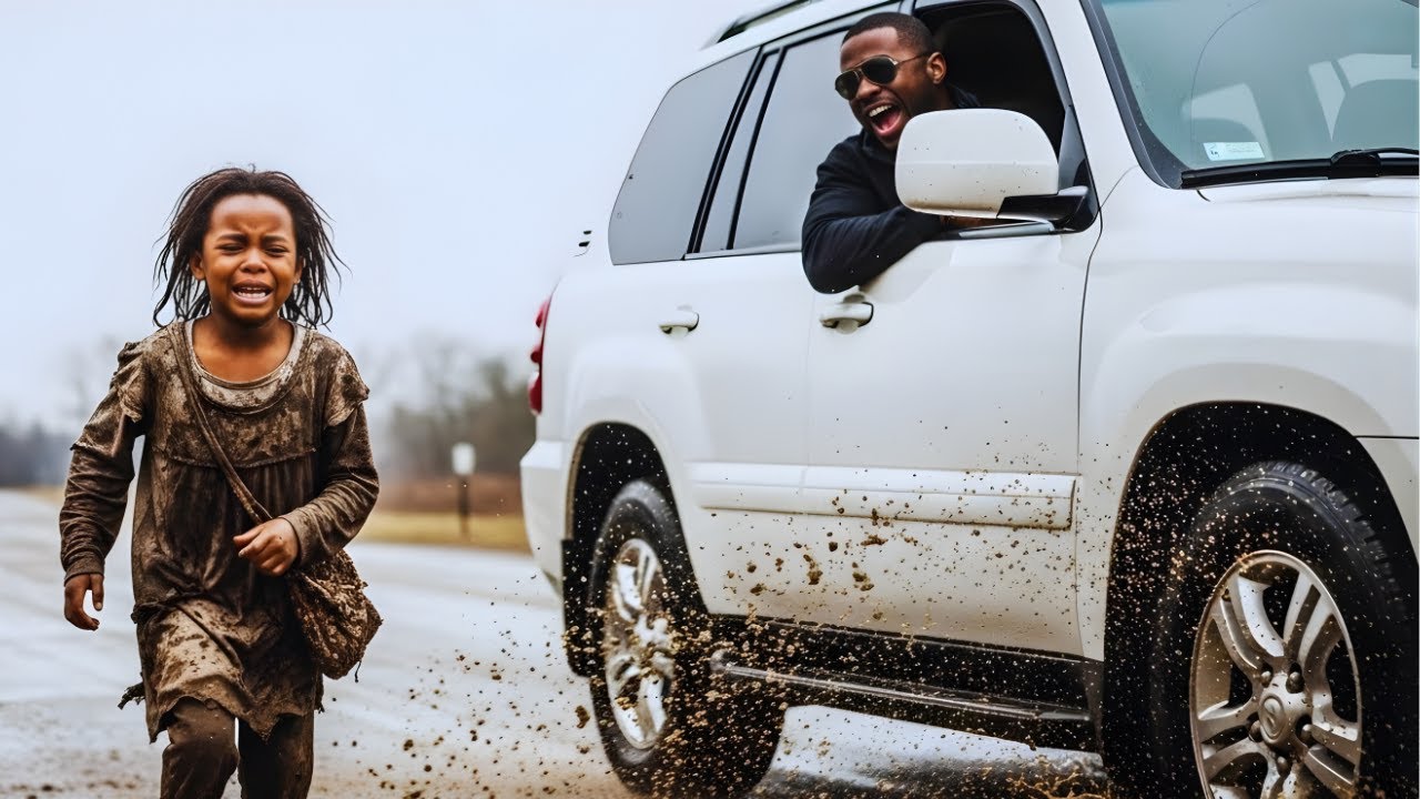 Billionaire SPLASHES MUD ON Orphan Girl— UNAWARE WHO WAS WATCHING - YouTube