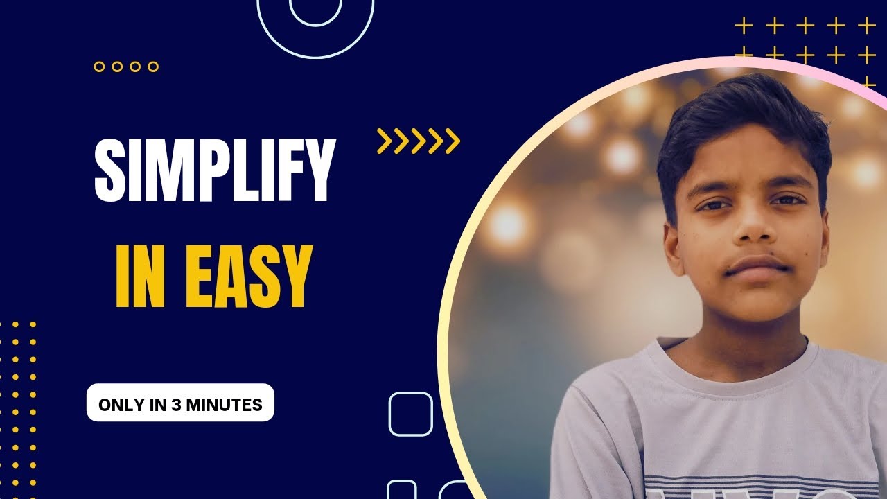 How to solve simplify? In easy way#youtube#video - YouTube