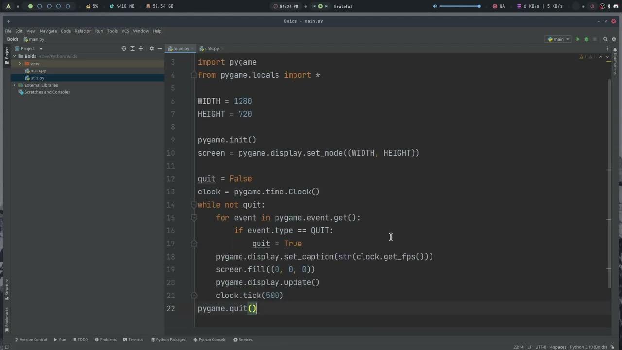 Coding Challenge 1 Boids Youtube