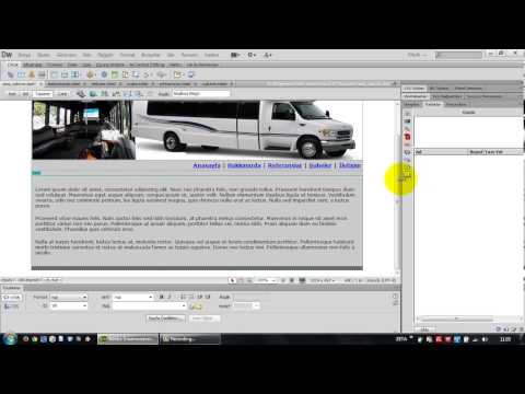 (Arşiv) Adobe Dreamweaver CS6'da Kütüphane (Ders 25)