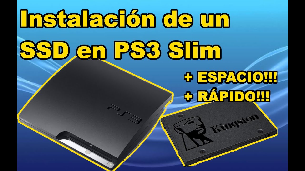 🛠️🎮 Como Instalar un disco SSD o HD en PS3 SLIM 🛠️🎮 - YouTube