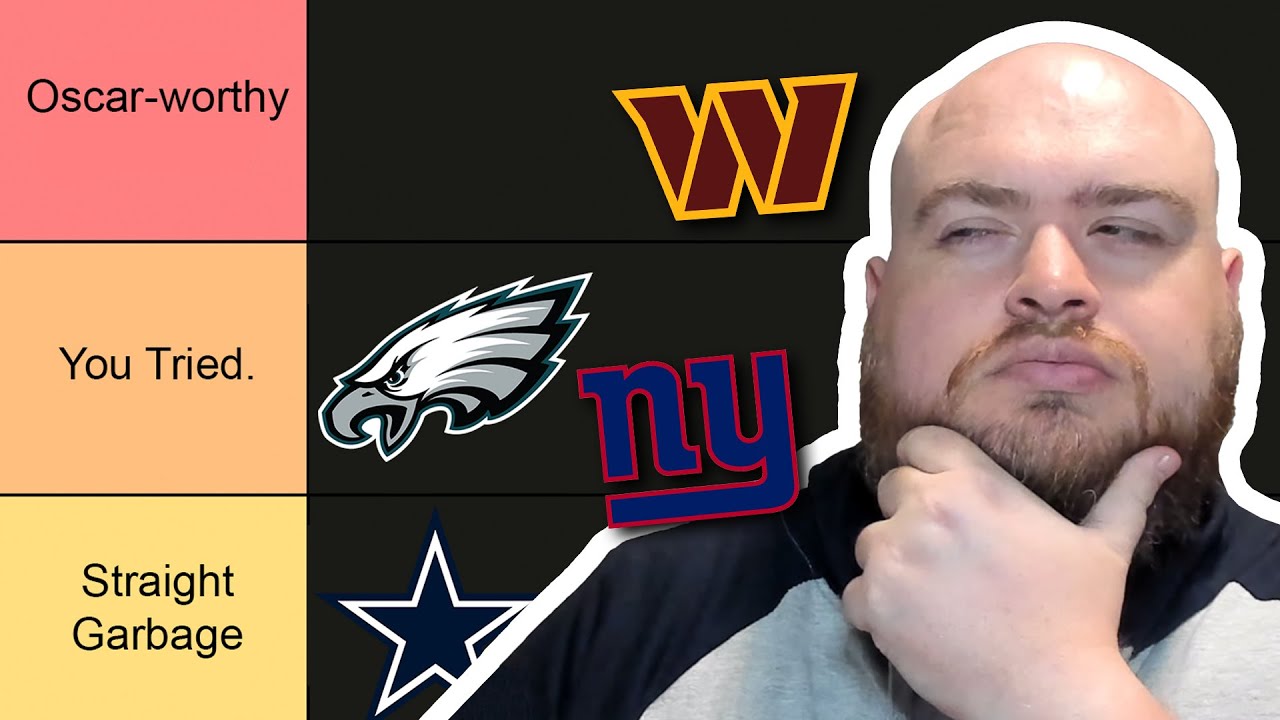 I Ranked Every NFC East's Teams Schedule Release Video - YouTube