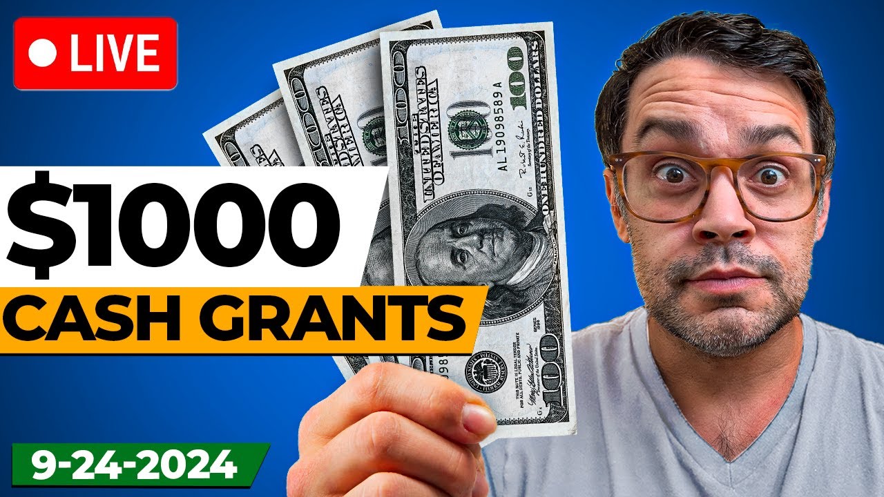 $1k Cash Grants Live #41 - YouTube