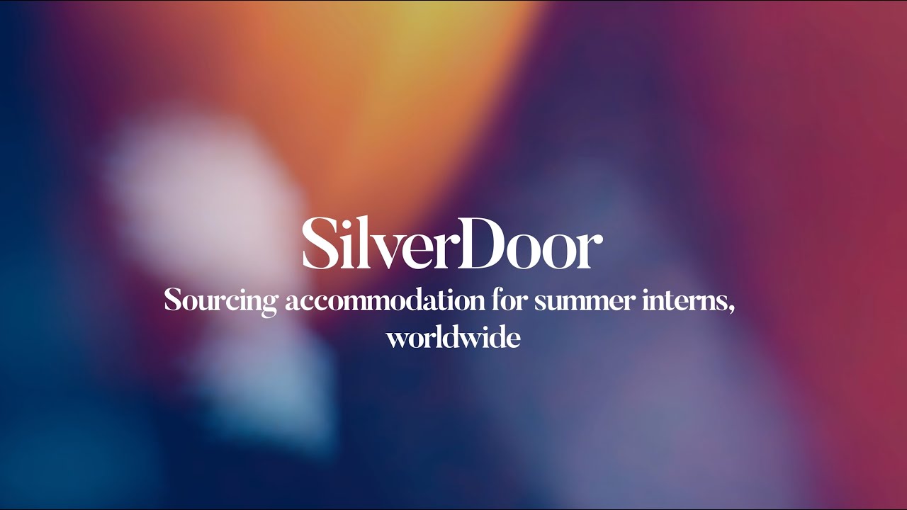 Sourcing accommodation for interns, worldwide | SilverDoor - YouTube
