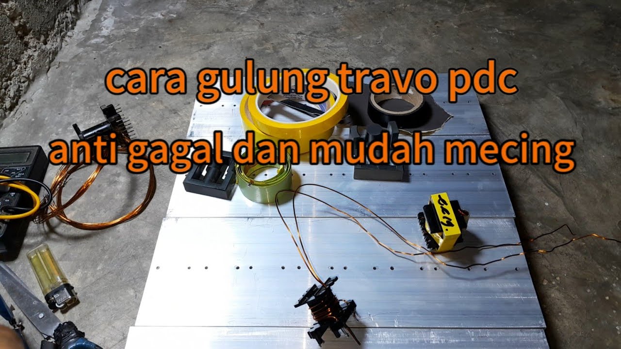 Cara menggulung teravo pdc rumus teravo pdc pwm - YouTube