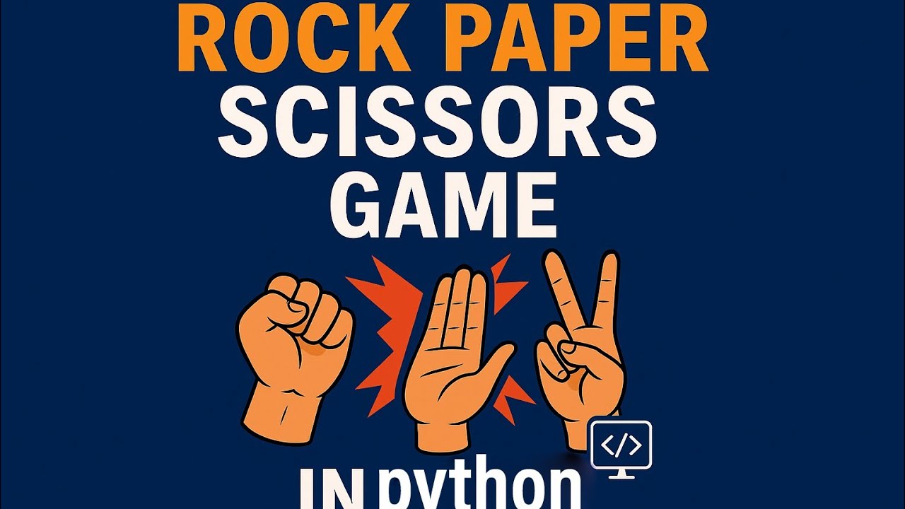 Create a Rock Paper Scissors Game in Python 🎮 - YouTube